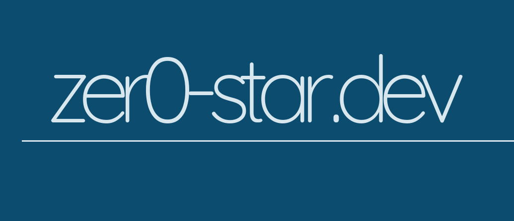 zer0-star.dev